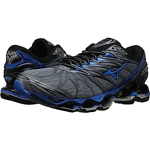 Mizuno Men's Wave Prophecy 7 Running Shoes, Trade Winds/Black, 12 D US
