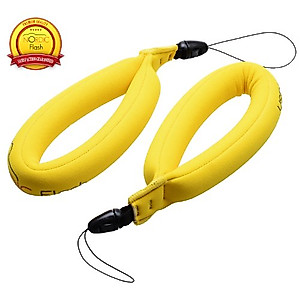 Nordic Flash Waterproof Camera Float - Pack of 2 - Bright Yellow
