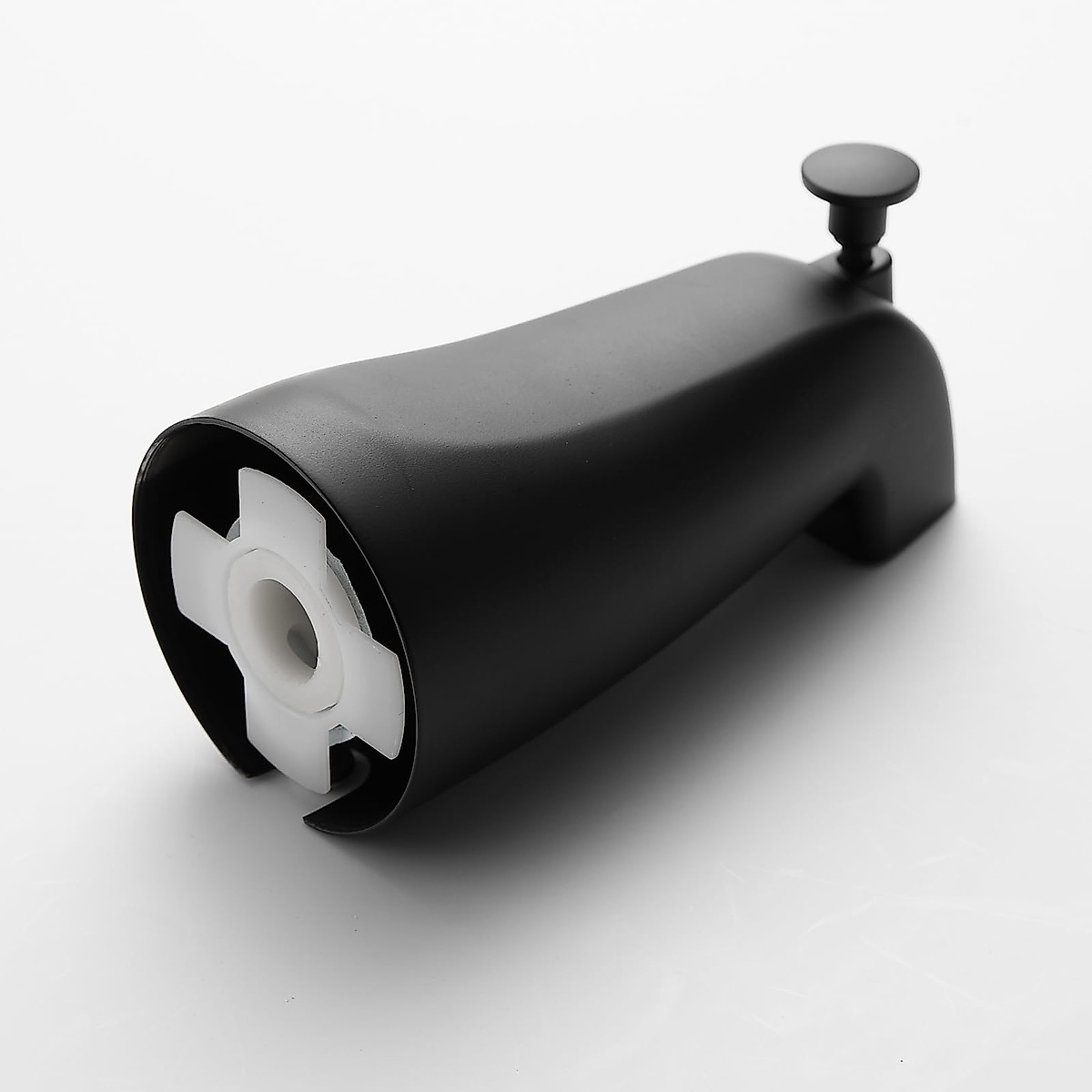 Esnbia 5.3" Slip-On Bathtub Spout, Matte Black