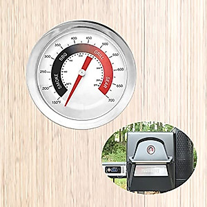 3 inch Upgraded Temperature Gauge Kit Replacement for Masterbuilt 560/800/1050XL Gravity Series Digital Charcoal Grill + Smokers