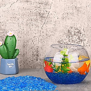 Crushed Glass for Crafts Broken Glass Pieces Decorative Reflective Tempered Crushed Mirror Pieces Vase Filler Crush Glass for Vase Pool, Bar, Fish Tank, Garden Decoration (Aqua Blue,2 Pound)