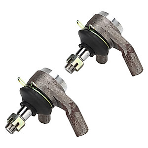 a Pair Suspension Tie Rod End Ball Joint Carbon Steel for 50‑250cc, Prevent Uneven Tire Wear Or Steering Wheel Shaking Replace Original Damaged and Worn Ball Joints 0.47in