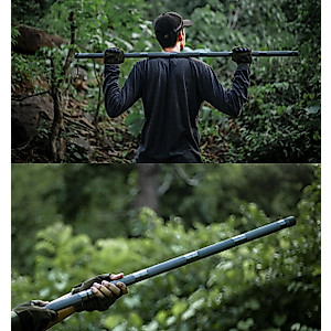 Prime Adventure Hiking Stick Walking Staff - Outdoor Multitool Tactical Gear Trekking Pole Collapsible Retractable Premium 15 in 1 | 8 Tubes