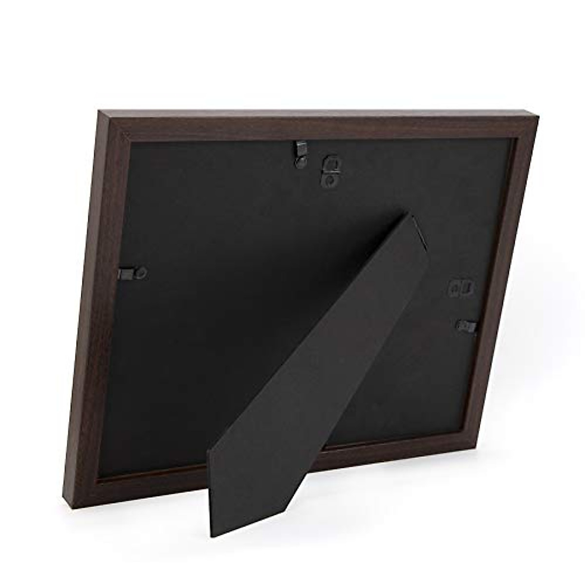 Frametory, 8.5x11 Picture Frame with Glass, Tabletop & Wall Horizontal or Vertical Display, 8 1/2 x 11 Photo Frame for Diploma, Documents (Brown, 1-Pack)