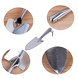 Prudance Creative Calibration Gardening Yard Stainless Steel Trowel Shovel Spade 11"