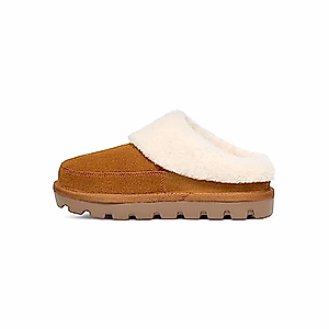 Koolaburra by UGG Women's TIZZEY Slipper, Chestnut, 7