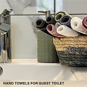 ECOVERT Reusable Paper Towels - 15 Pack with Special Cardboard Roll - Highly Absorbent 10X10inches 100% Cotton Flannel Napkins - Eco Friendly Paperless Alternative - Constellation Design (Stars)