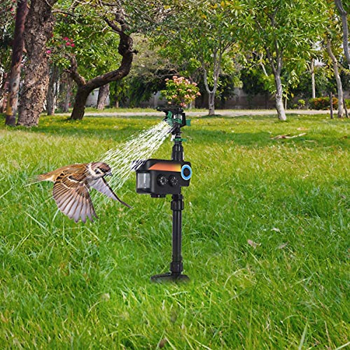 COSTWAY Scarecrow Motion Activated Animal Repellent