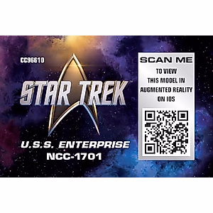 Corgi Diecast Spaceships - CC96610 Star Trek - USS Enterprise NCC-1701 (The Original Series) - Spaceship Toy Model, Collectible Space Toys for Adults & Kids, Rocket Ship Sci Fi Gifts