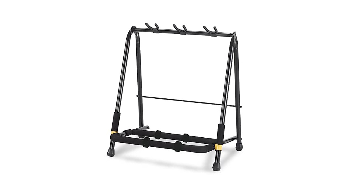 Hercules GS523B Guitar Rack - Secure & Stylish Storage