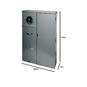 SCHNEIDER ELECTRIC 400-Amp SU3040D400CB All-in-One Ring UG 400A Manual Test Bypass