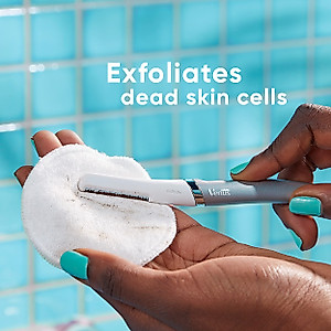 Gillette Venus Dermaplaning Tool Kit, 5 Blade Refills, Exfoliating Face Razors for Women, Eyebrow Razor, Face Razors for Women, Facial Razors, Dermaplane Razor for Women Face, Peach Fuzz Remover