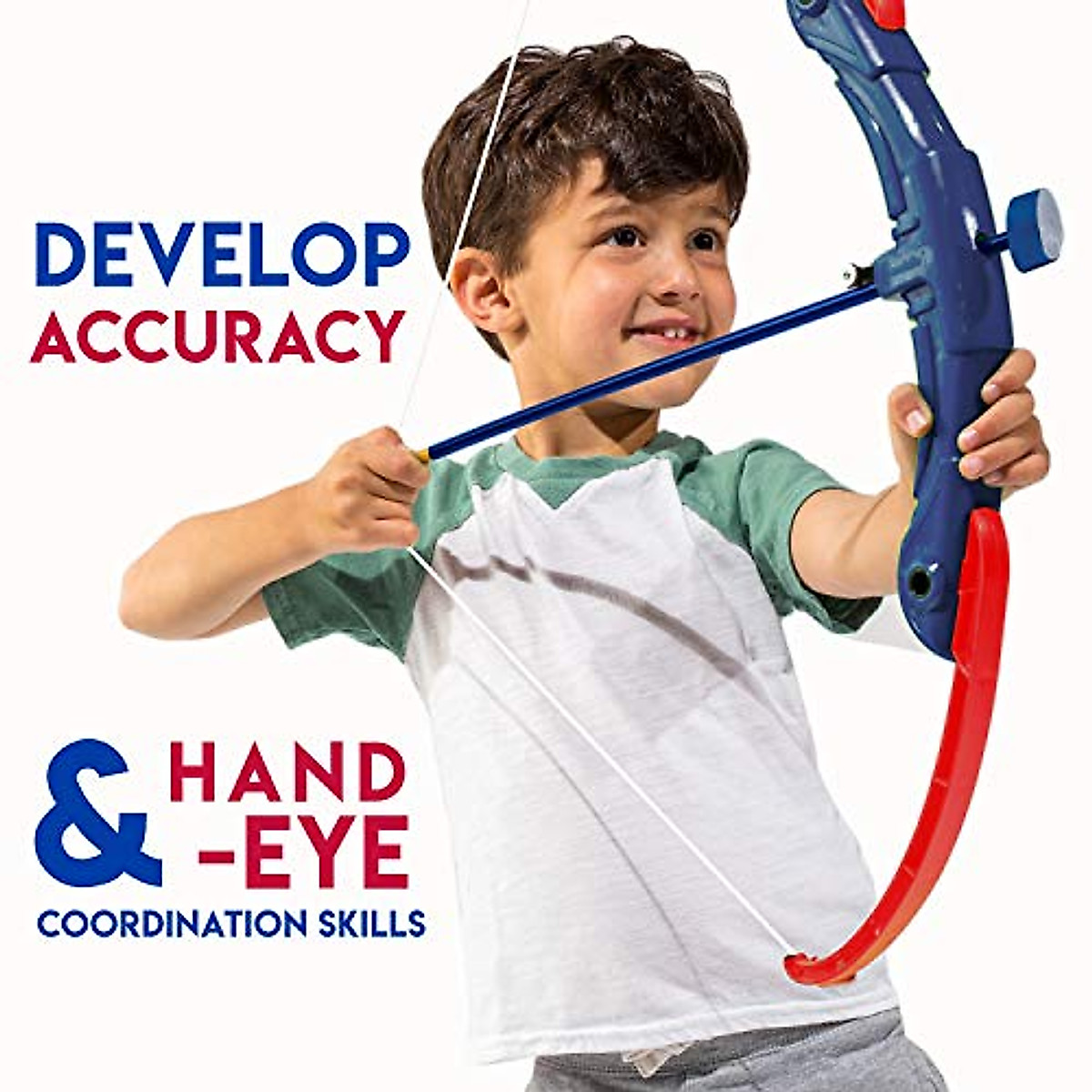 Franklin Sports Kids Archery Target - Inflatable Standing Target with Self-Stick Bullseye & Arrows