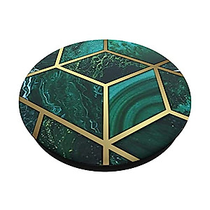 Geometric Watercolor Green Phone Popper PopSockets Swappable PopGrip