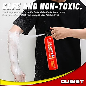 Ougist 6 Pcs Fire Extinguisher with Mount - 4 in-1 Fire Extinguishers for The House, Portable Car Fire Extinguisher, Water-Based Fire Extinguishers(620ml)