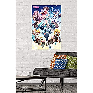 Trends International Hatsune Miku - Group Wall Poster, 22.375" x 34", Unframed Version