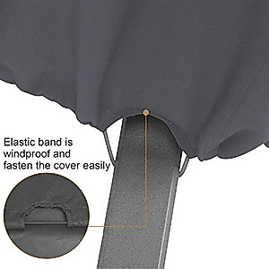 Covolo Fire Pit Cover Round Gas firepit Cover Outdoor Heavy Duty Kettle Cover Fireplace Cover Grill Cover, Durable Water Resistant, Lightweight, Eco-Friendly Furniture Cover 32x14 inch