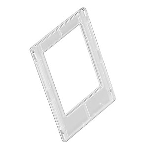 Mini Picture Frame, ABS DIY 3 in Mini Splicing Magnetic Picture Frame for Home (Transparent)