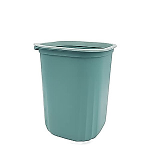 JASINCESS 1.5 Gallon Trash Can Small Plastic Wastebasket Square Trash Bin Garbage Container Bin for Bathroom, Kitchen, Bedroom, Home Office,Kids Rooms