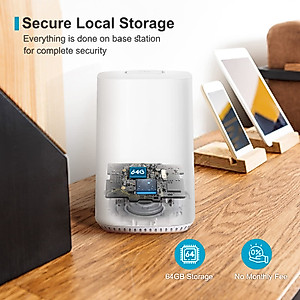 Solar Camera Security Outdoor, Wireless 4-Cam Kit Home Security System with 2K Resolution, 365-Day Battery Life, Night Vision, 2-Way Audio, 64GB Storage, No Monthly Fee