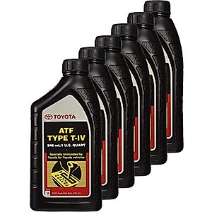 Toyota 00279-000T4 Automatic Transmission Fluid, 192 Ounces, 6 Pack