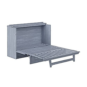 AFI, Northfield Murphy Bed Chest, Queen, Driftwood