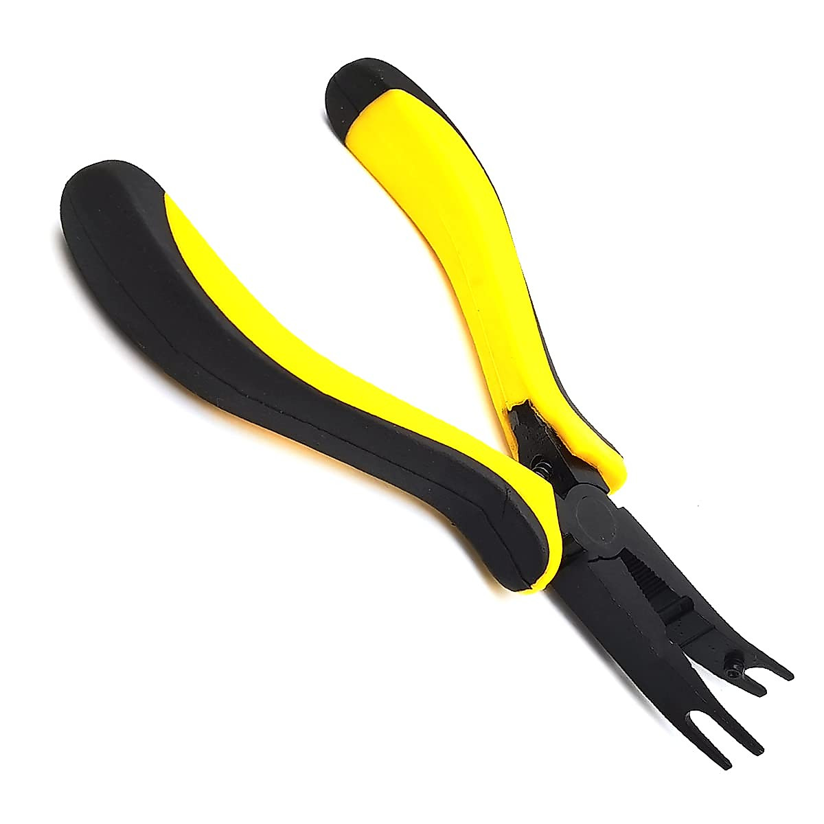 KIRO&SEEU Ball Link Plier RC Helicopter Plane Tool Ball Link Clamp Plier for RC Vehicles Curved Tip Bent Head Airplane Car Trex 450