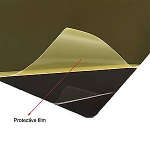 uxcell Blank Metal Card 80x22x0.3mm Painted Aluminum Plate for DIY Laser Printing Engraving Black 25 Pcs