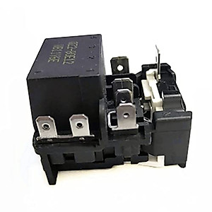 NUHFUFA Replacement QZ2-80E12 Starter+5uF Capacitor Low Power Overload Overheat PTC Protector Refrigerator Accessories for Haier Refrigerator