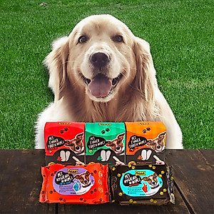 Puppy Crush Pet Finger Tooth Paste Mint (50 Wipes) Easy-to-use Disposable pet Finger Tooth Wipes