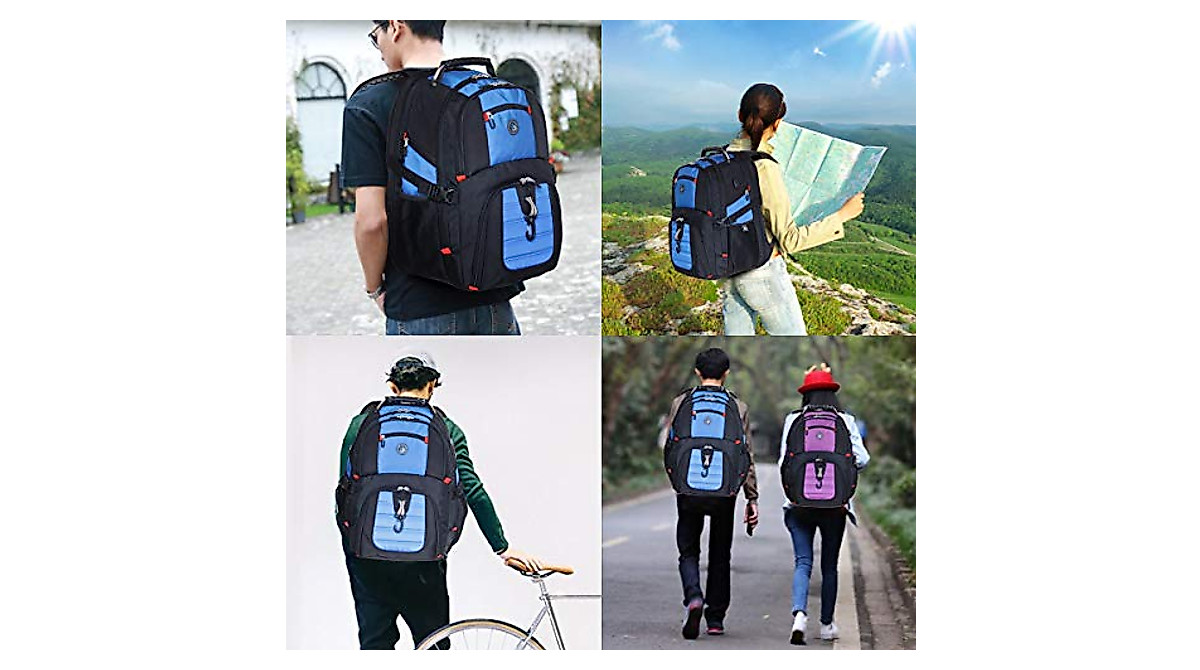 SHRRADOO 50L Travel Laptop Backpack - Stylish & Functional