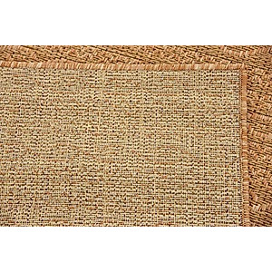 Unique Loom Outdoor Modern Collection Area Rug - Links (2' 2" x 6' 1" Runner, Light Brown/ Brown)