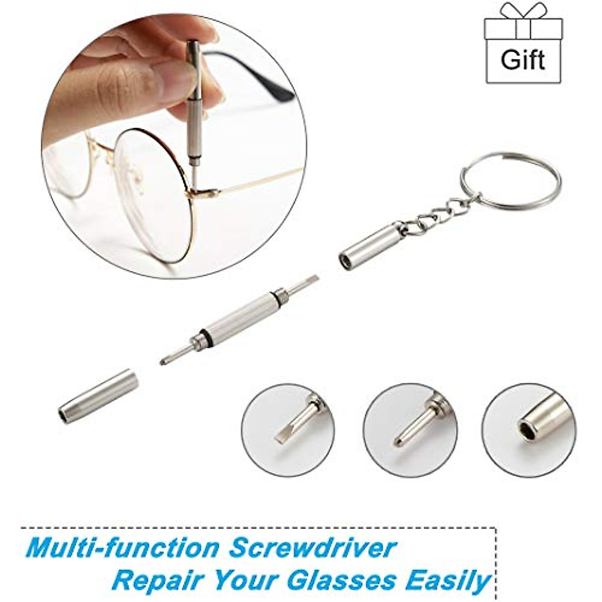 Ftojos 4 PCS Premium Eyeglass Straps - Sunglasses String Holder Strap - Leather Glasses Chain Lanyard for Men Women and Kids - Adjustable Eyewear Retainer Cord