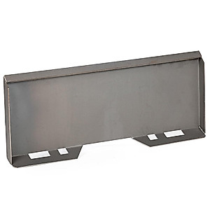 Titan Attachments 1/4in Universal Quick Tach Mount Plate, Thick Plate Attachment, Fits Kubota and Bobcat Skid Steers and Tractors