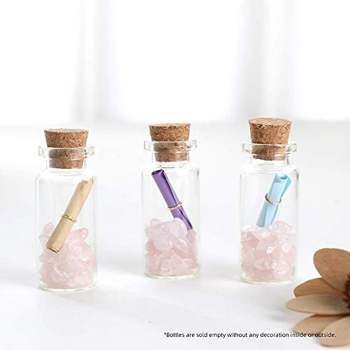 Magic Season Decorative Glass Bottles (24 Pcs / 0.33 fl oz.)