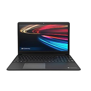 2021 Newest Gateway 15.6" FHD Ultra Slim Laptop, AMD Ryzen 5 3450U (Better Than i7-8565U), 16GB RAM, 256GB SSD, THX Audio, Fingerprint Scanner, Webcam, HDMI, WiFi, Windows 10 Home, Black+Oydisen Cloth