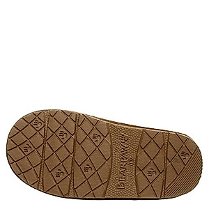 BEARPAW Loki Youth Hickory Caviar Size 1 | Youth 's Slippers | Youth 's Shoes | Comfortable & Light-Weight