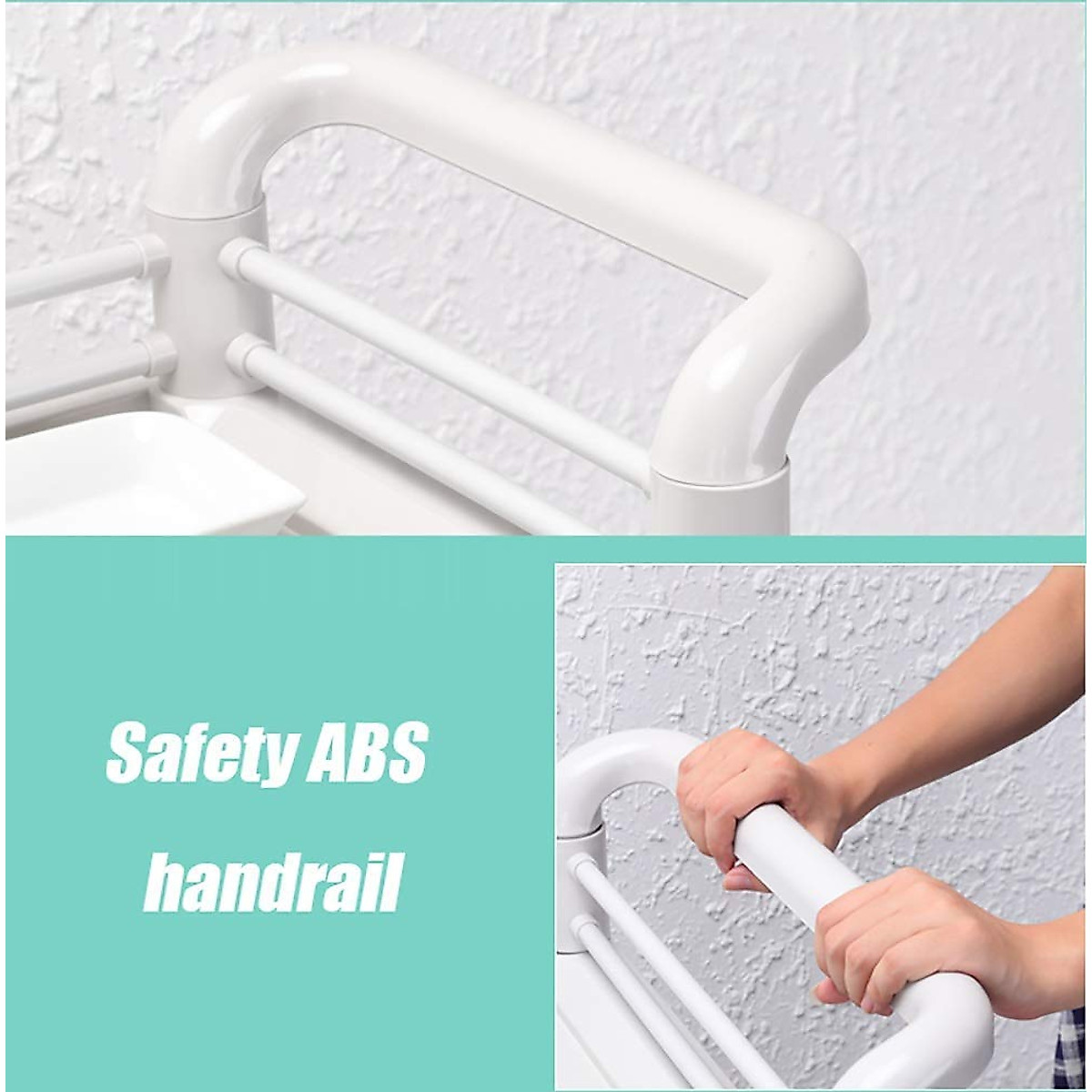 MTYLX Multifunctional Portable Trolleys with Wheels,Abs Utility Trolley Serving Cart with Wheels and Handle for Beauty/Salon/Dental,54×37×90Cm,54×37×90Cm