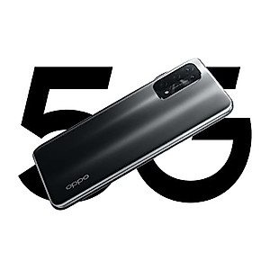 Oppo A54 Dual-SIM 64GB ROM + 4GB RAM (GSM Only | No CDMA) Factory Unlocked 5G Smartphone (Fluid Black) - International Version