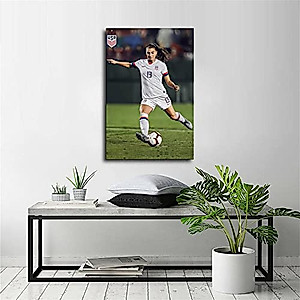XDE Alex Morgan US Women's Soccer World Cup Canvas Art Poster and Wall Art Picture Print Modern Family Bedroom Decor Posters 16x24inch(40x60cm)