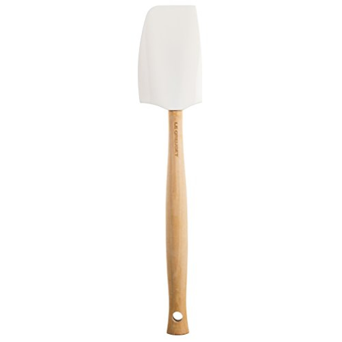 Le Creuset Silicone Craft Series Medium Spatula, 11 1/8" x 2 1/4", White