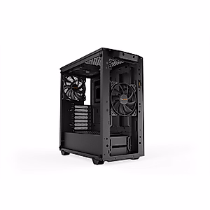 be quiet! Pure Base 500DX ATX Mid Tower PC case | ARGB | 3 Pre-Installed Pure Wings 2 Fans | Tempered Glass Window | Black | BGW37