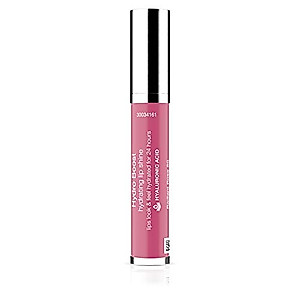 Neutrogena Hydro Boost Moisturizing Lip Gloss, Hydrating Non-Stick and Non-Drying Luminous Tinted Lip Shine with Hyaluronic Acid to Soften and Condition Lips, 50 Radiant Rose, 0.10 oz