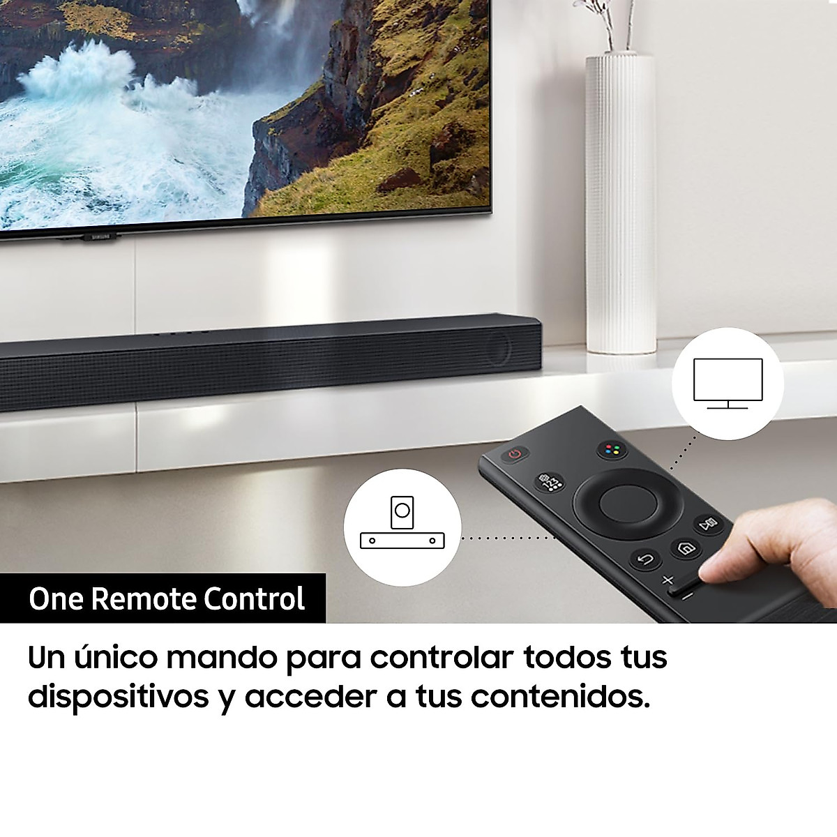 Samsung HW-C400/ZA-RB 2.0 ch 25" Wide Soundbar - Certified (Renewed)