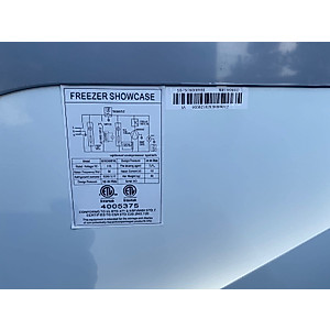 Chest Freezer for Supermarket Glass sliding Door 65" White Showcase Freezer Curve Display Top w/Storage Baskets - 22 Cu.Ft SDSC600