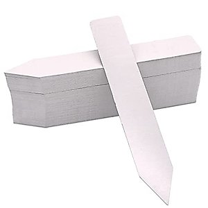 Plastic Plant Labels 100 PCS Garden Plant Tags 1x6 inch Nursery Garden Labels Waterproof Flower Marker for Decoration