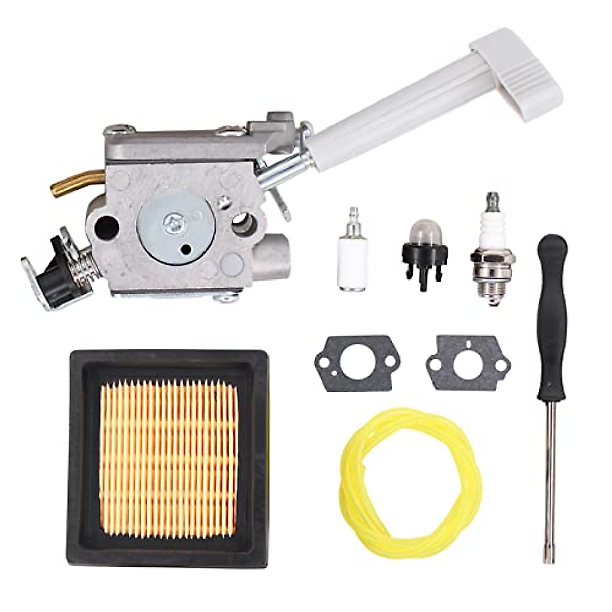 ApplianPar Carburetor Air Filter Kit for Ryobi RY08420 RY08420A Backpack Leaf Blower Carb Fuel Filter Spark Plug Replaces 308054079