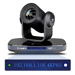 FoMaKo 4K NDI Camera 60FPS 20X Optical Zoom + KC608 IP PTZ controller, K820N+KC608 pro PTZ Camera bundle kits