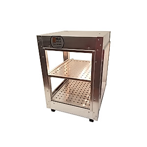 HeatMax Commercial Food Warmer Pizza Pastry Hot Countertop Display Case 14x14x20