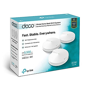 TP-Link Deco M5 (1er Pack) Mesh AC1300 Whole-Home WLAN Accesspoint